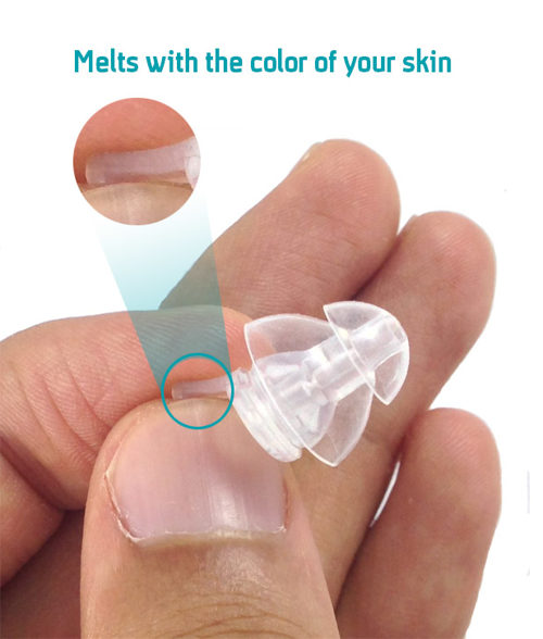 EarDial HiFi Earplugs - Invisible High Fidelity Hearing Protection