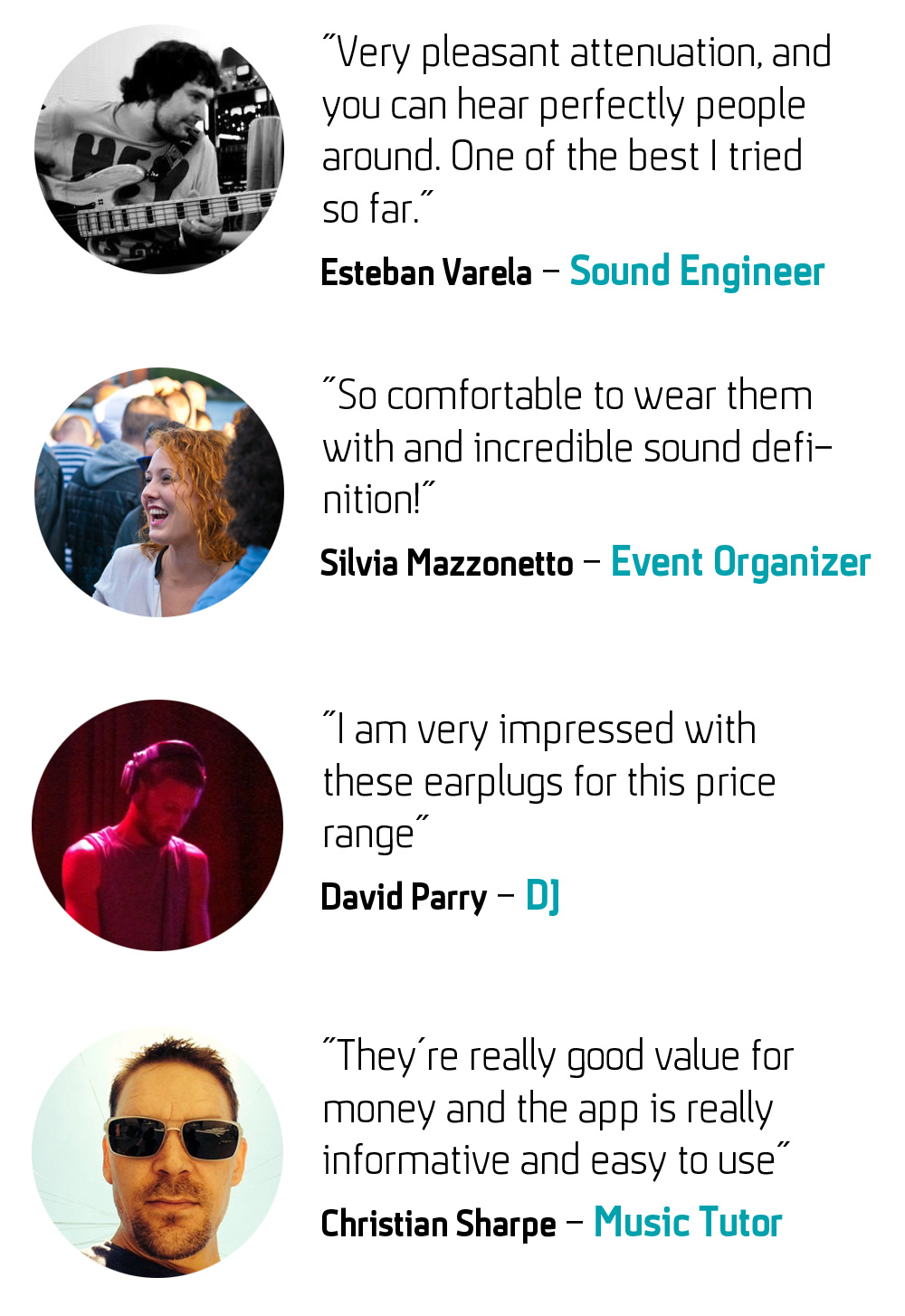 EarDial HiFi Earplugs - Invisible High Fidelity Hearing Protection